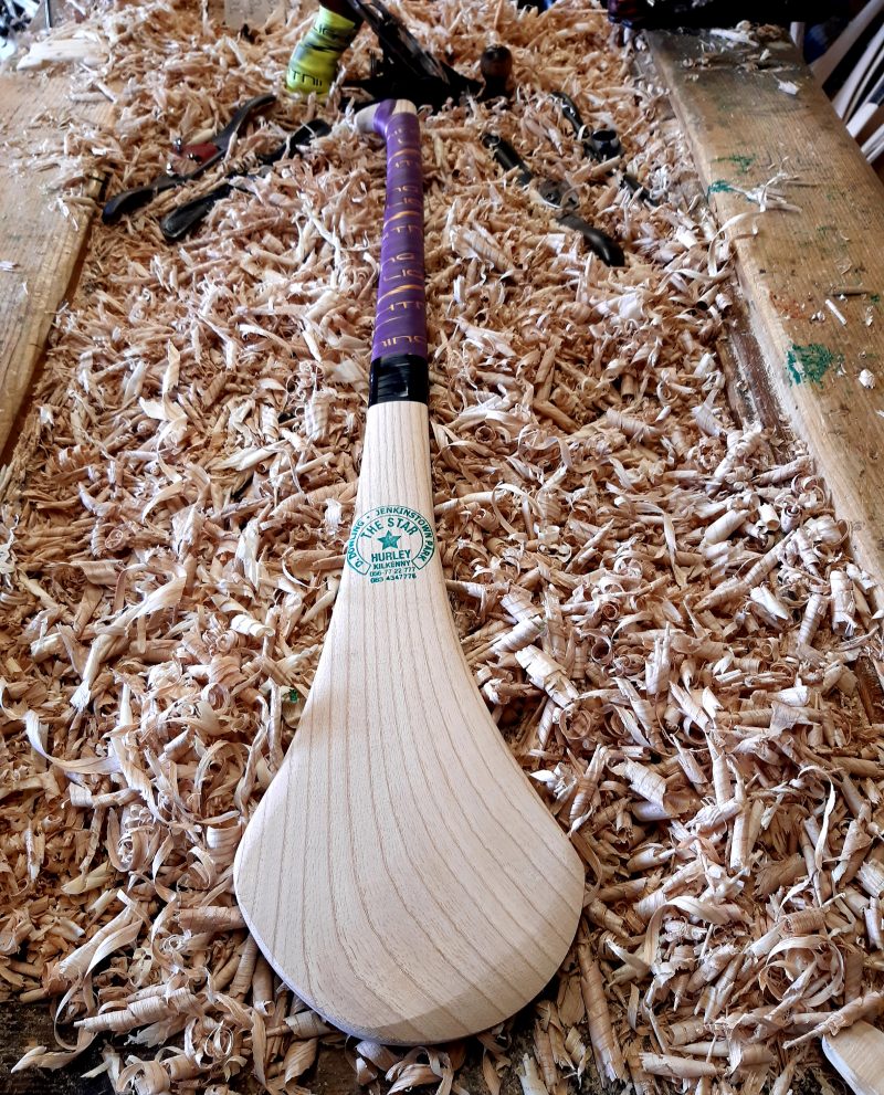 Cork style hurl generally flows straight from the end